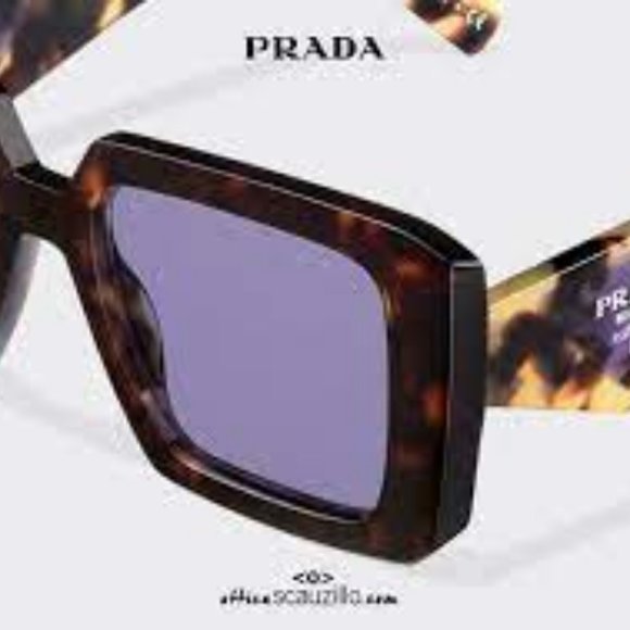 Prada | Accessories | Prada Oversized Square Polarized Sunglasses ...